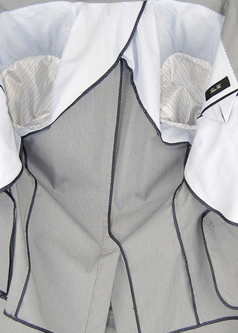 DTI BB Signature Italian Mens Two Button Modern Fit Suit 2 Piece Jacket ...